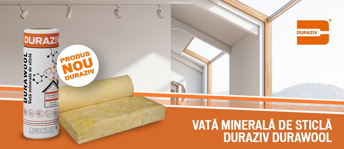 Descoperă gama de produse și soluții pentru renovări Duraziv